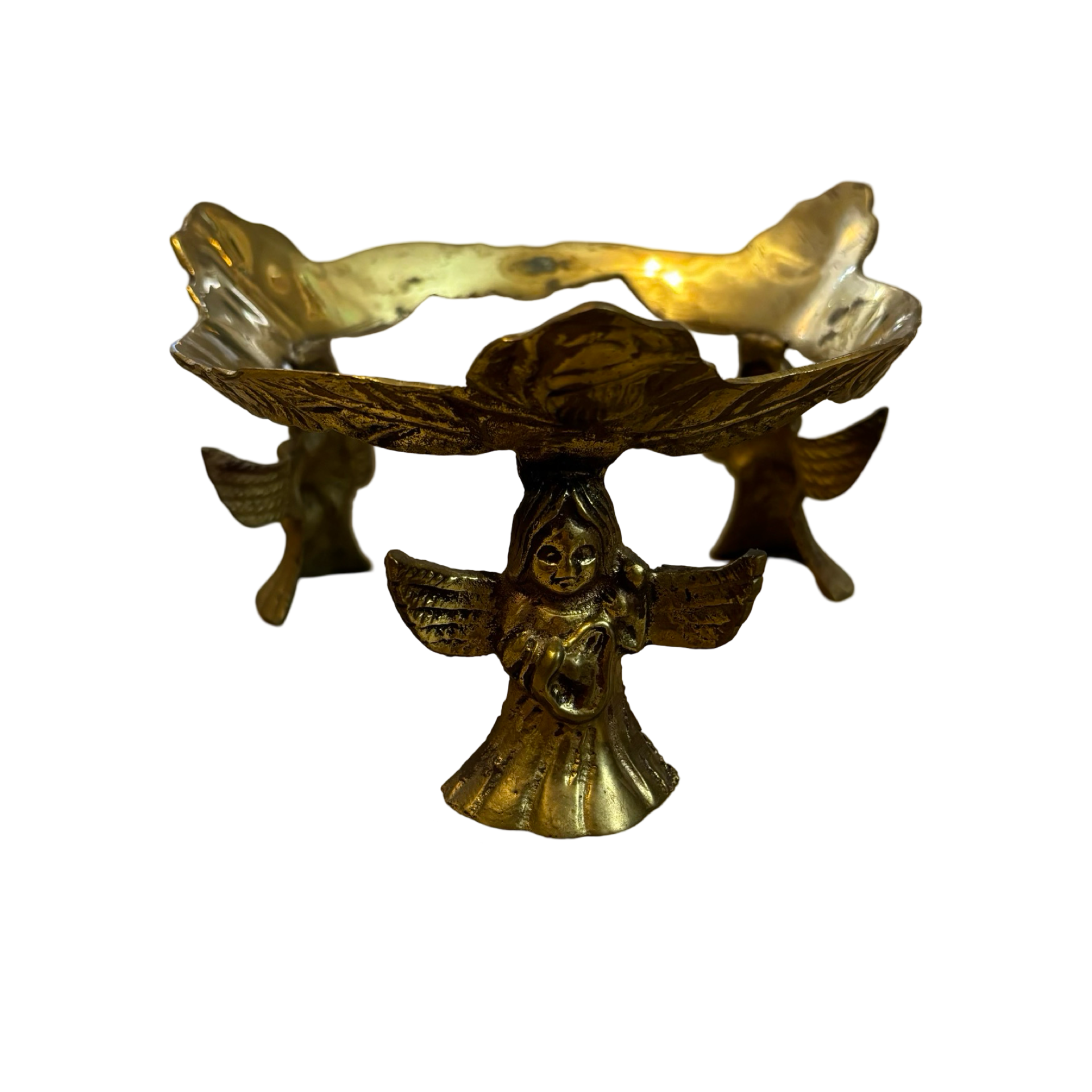 Brass Angel Stand – Brass Bluebonnet Vintage