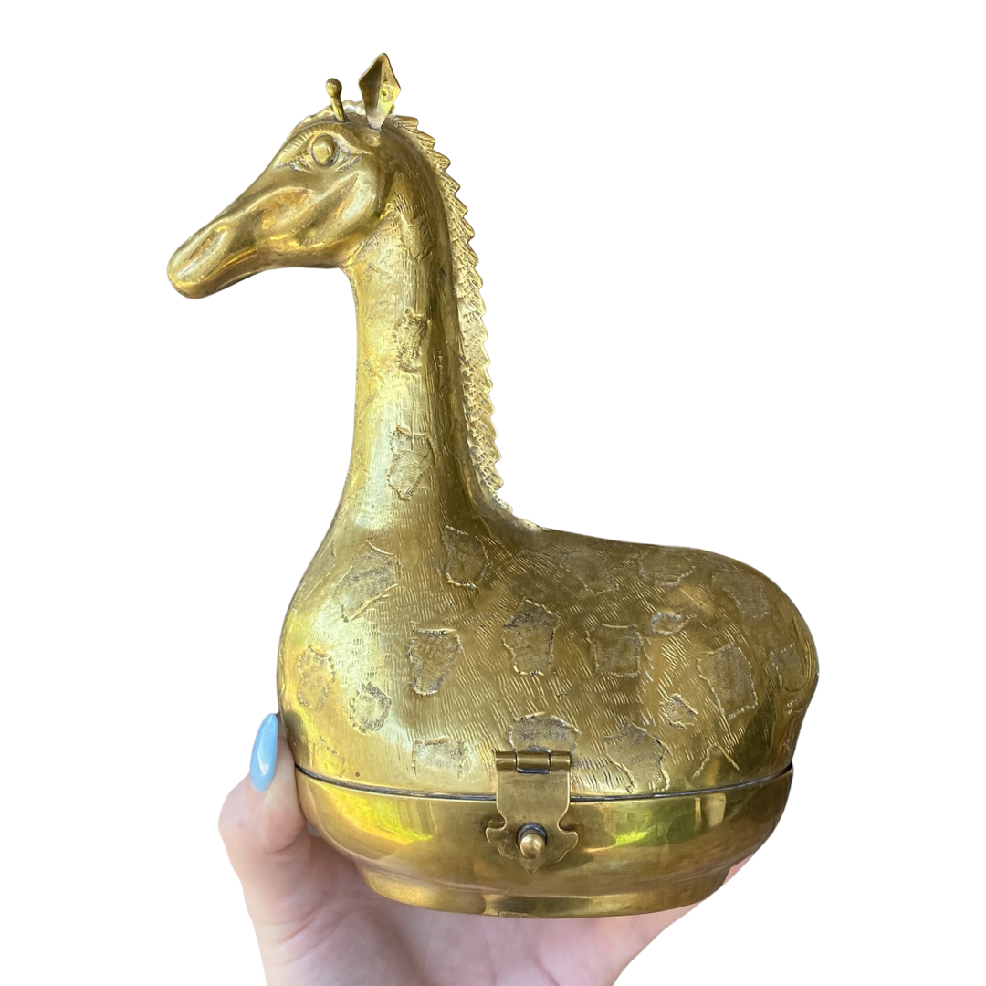 Brass Giraffe Box – Brass Bluebonnet Vintage